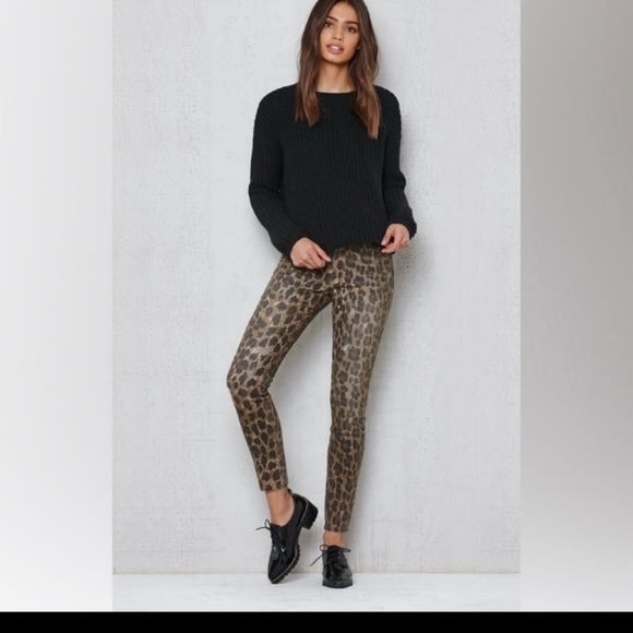 PacSun | Jeans | Pacsun Leopard Print Skinny Jeans Nwt | Poshmark